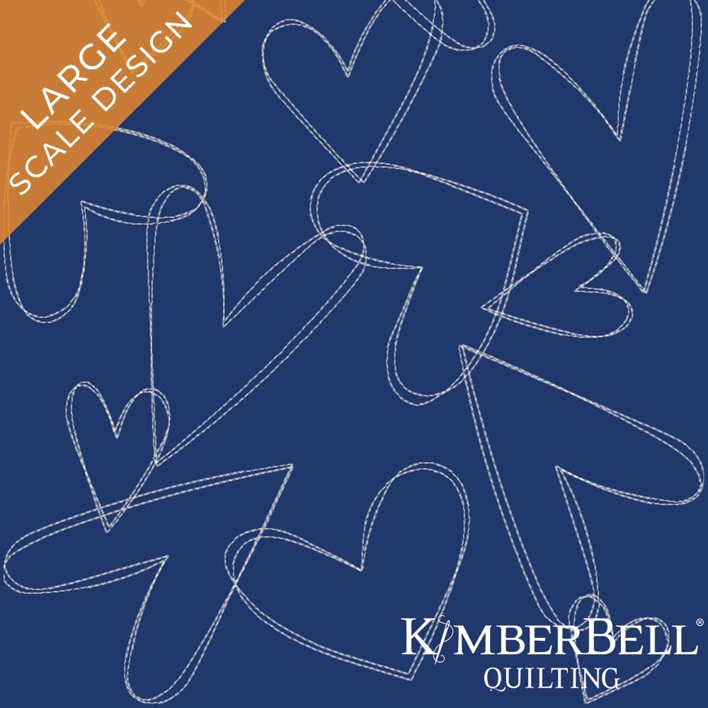 Hearts 10 - Background Quilting – Kimberbell