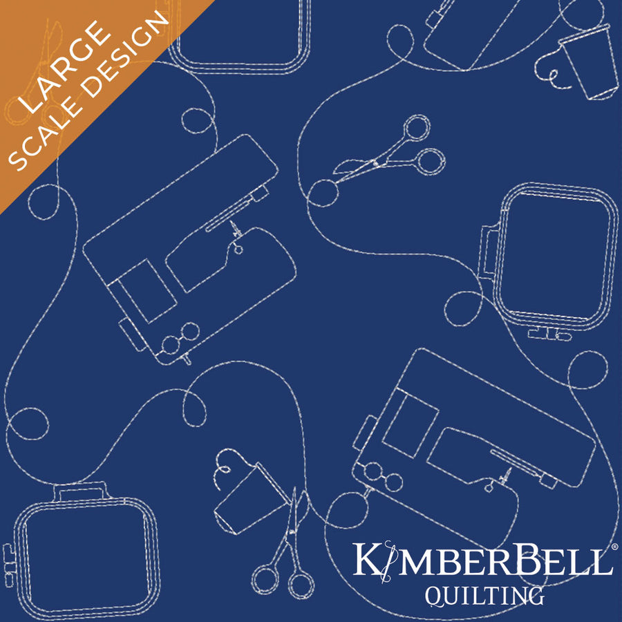 Background Quilting for Machine Embroidery | Kimberbell Designs