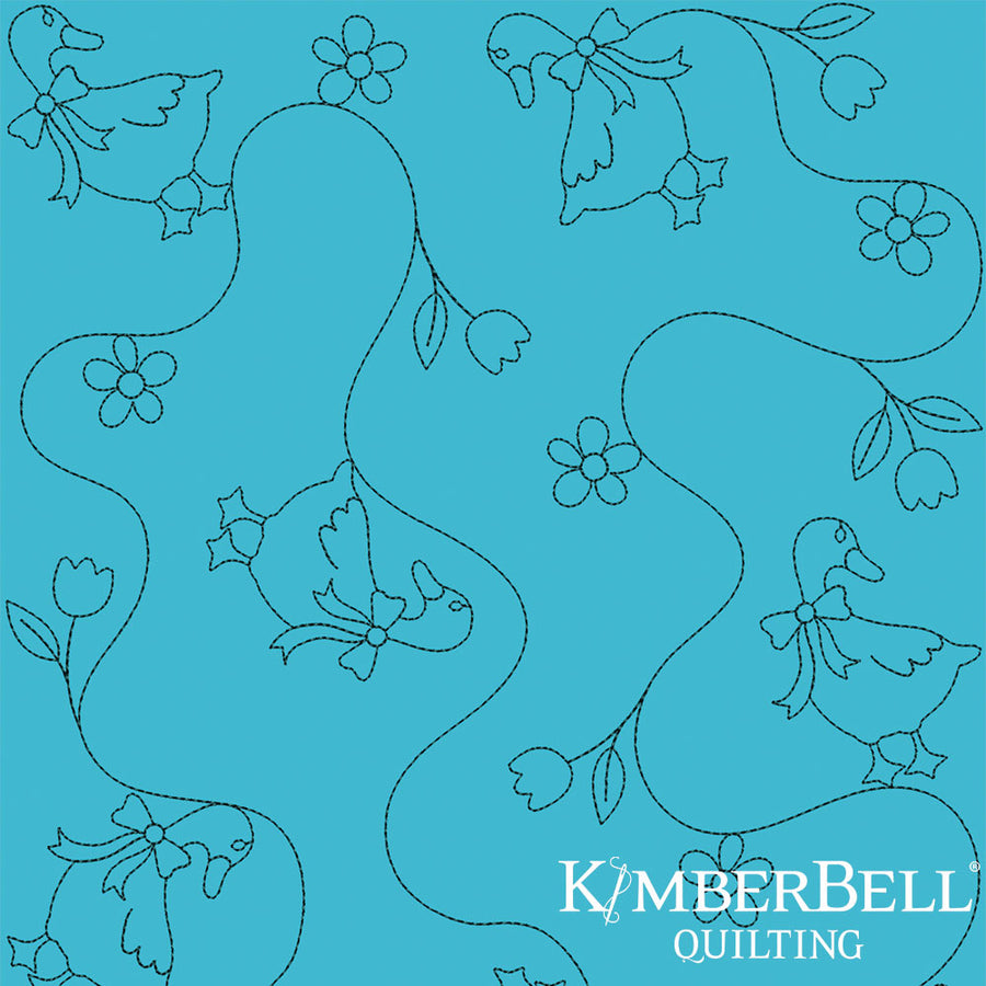 Background Quilting for Machine Embroidery | Kimberbell Designs