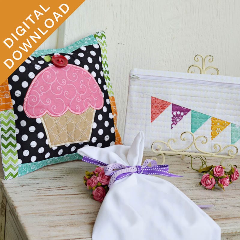 Kimberbell Bench Pillows | Machine Embroidery Pillow Patterns