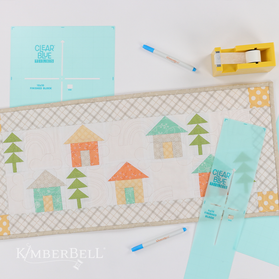Clear Blue Tiles: Expansion Set 2 | Kimberbell
